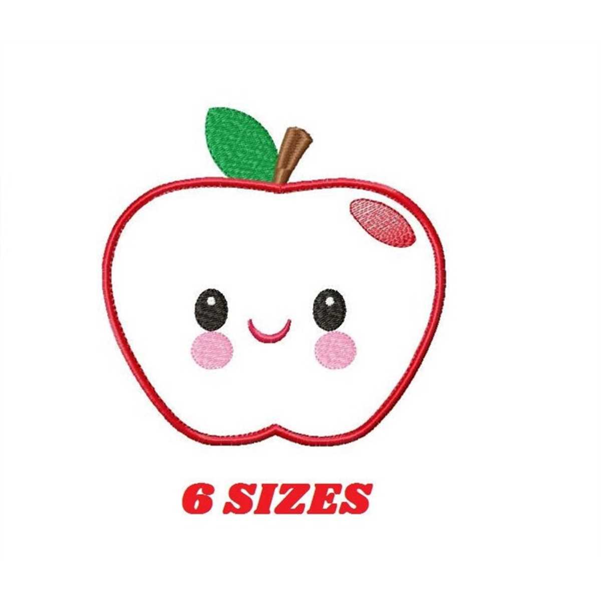 Apple embroidery designs - Fruit embroidery design machine e | Inspire ...