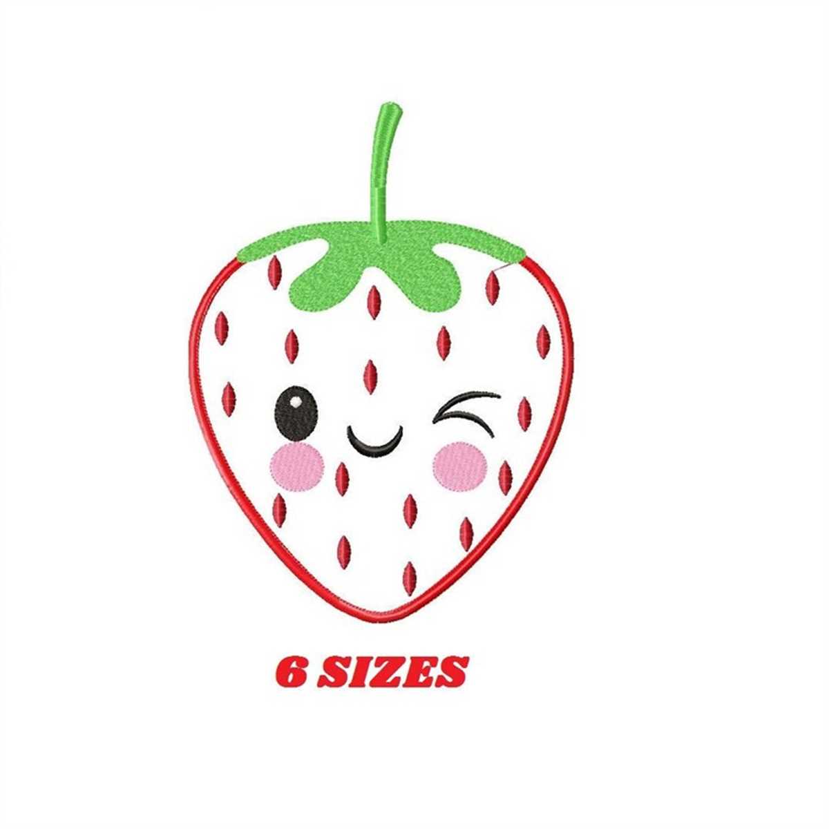 Strawberry embroidery designs - Fruit embroidery design mach | Inspire ...