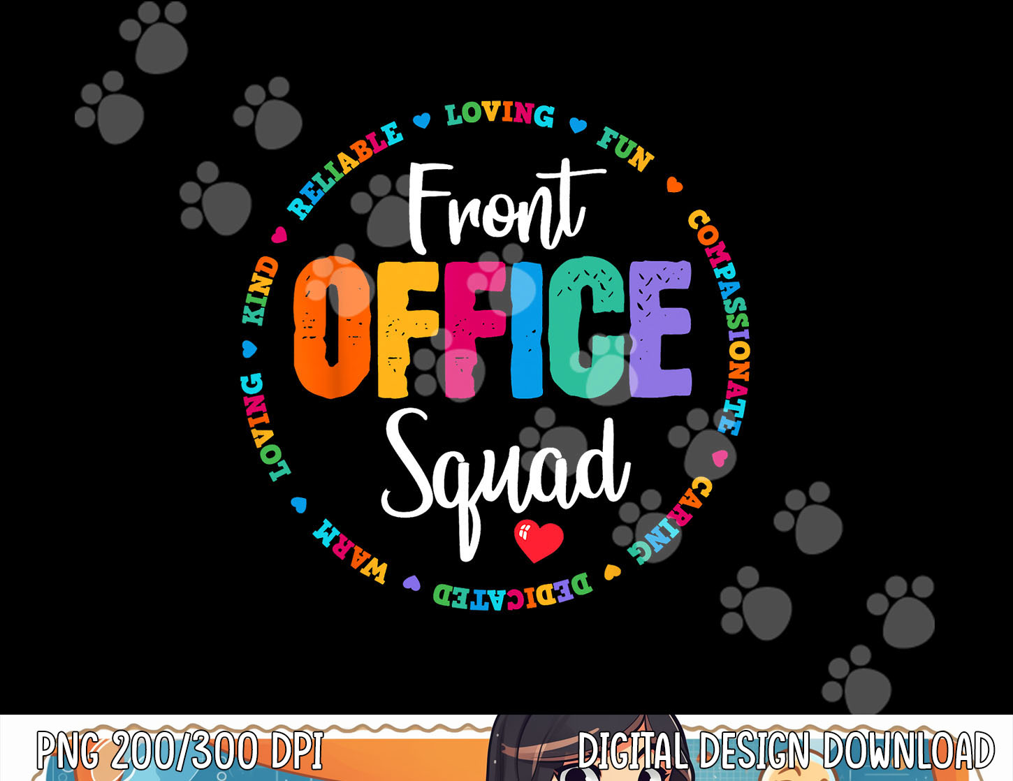 Cute School Secretary Admin Appreciation Front Office Squad | Inspire ...