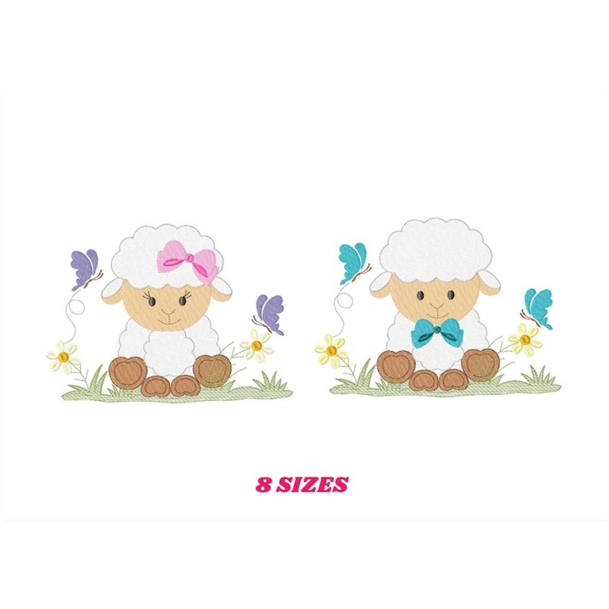 Sheep embroidery design - Lamb embroidery designs machine em | Inspire ...