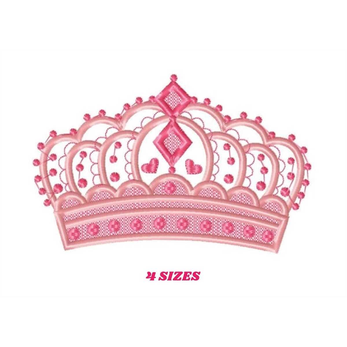 Crown embroidery designs - Princess crown embroidery design | Inspire ...