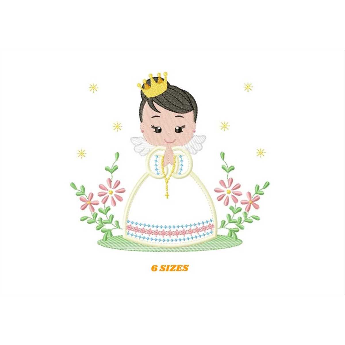 Angel embroidery designs - Baby Girl embroidery design machi | Inspire ...