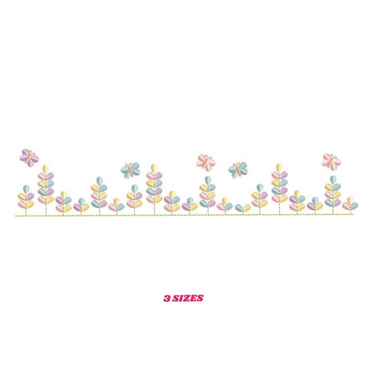 Flower garden embroidery designs - Spring flowers embroidery - Inspire ...