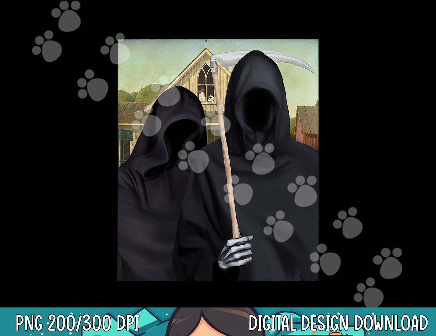 Grim Reaper, American Gothic, Spooky Halloween, Grim Reaper | Inspire ...