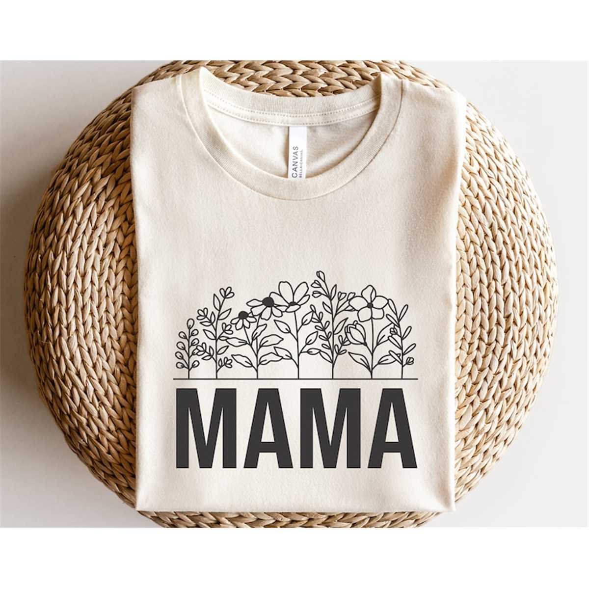 Mama with flowers svg, Mama sublimation png, Mom life svg, W - Inspire ...