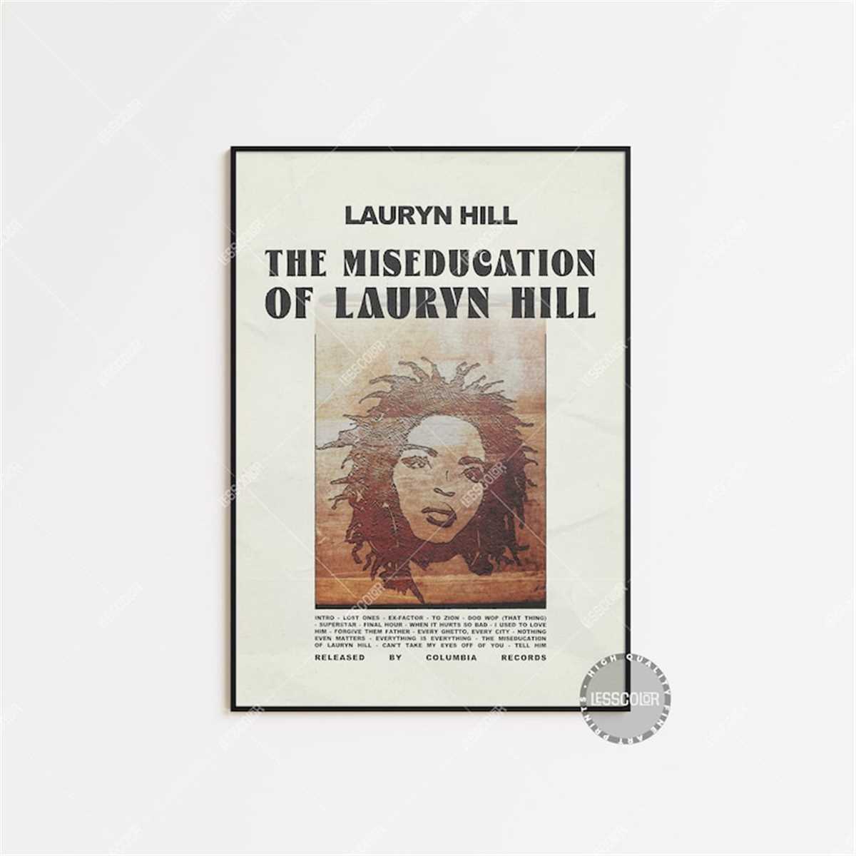 Lauryn Hill Posters / The Miseducation of Lauryn Hill Poster | Inspire ...