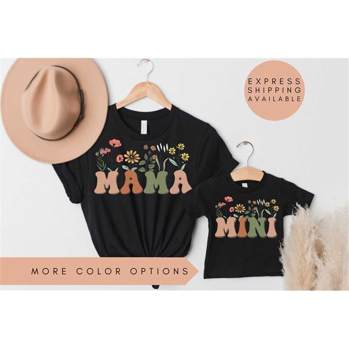 Mama Mini Matching Set,Wildflower Mommy & Me Outfits,Baby Sh | Inspire ...