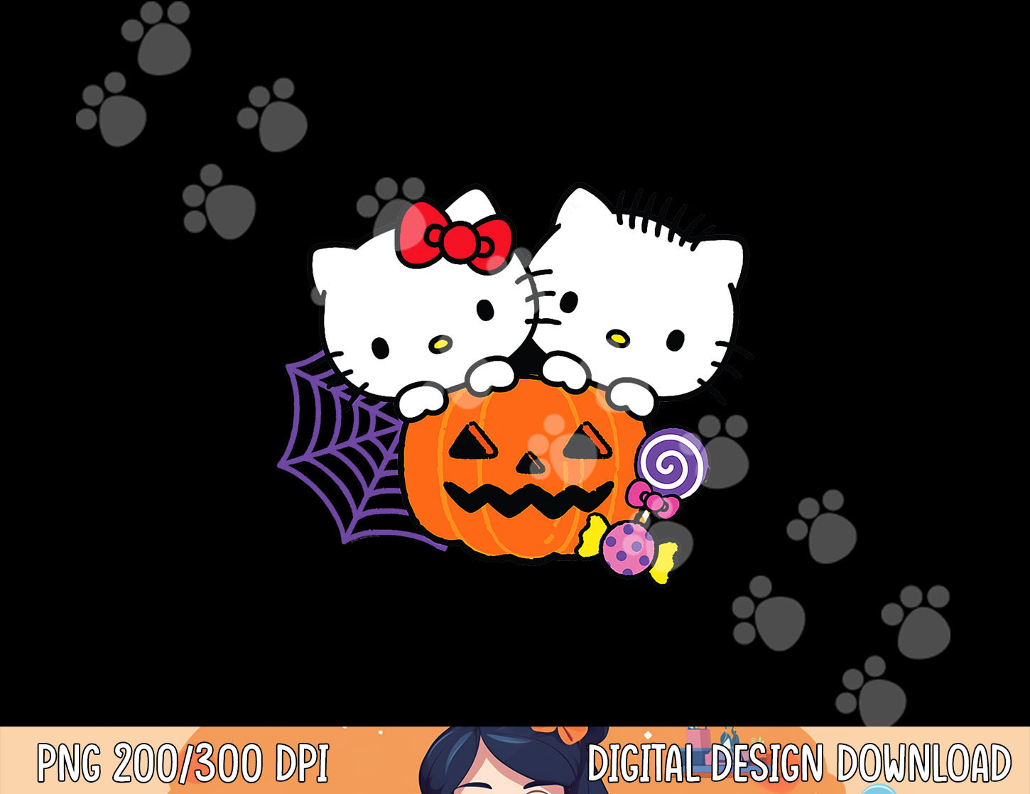 Hello Kitty Dear Daniel Perfect Pair Halloween png, sublimat | Inspire ...