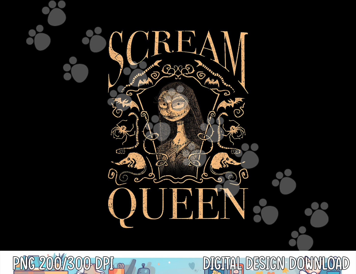 Disney The Nightmare Before Christmas Halloween Scream Queen - Inspire ...