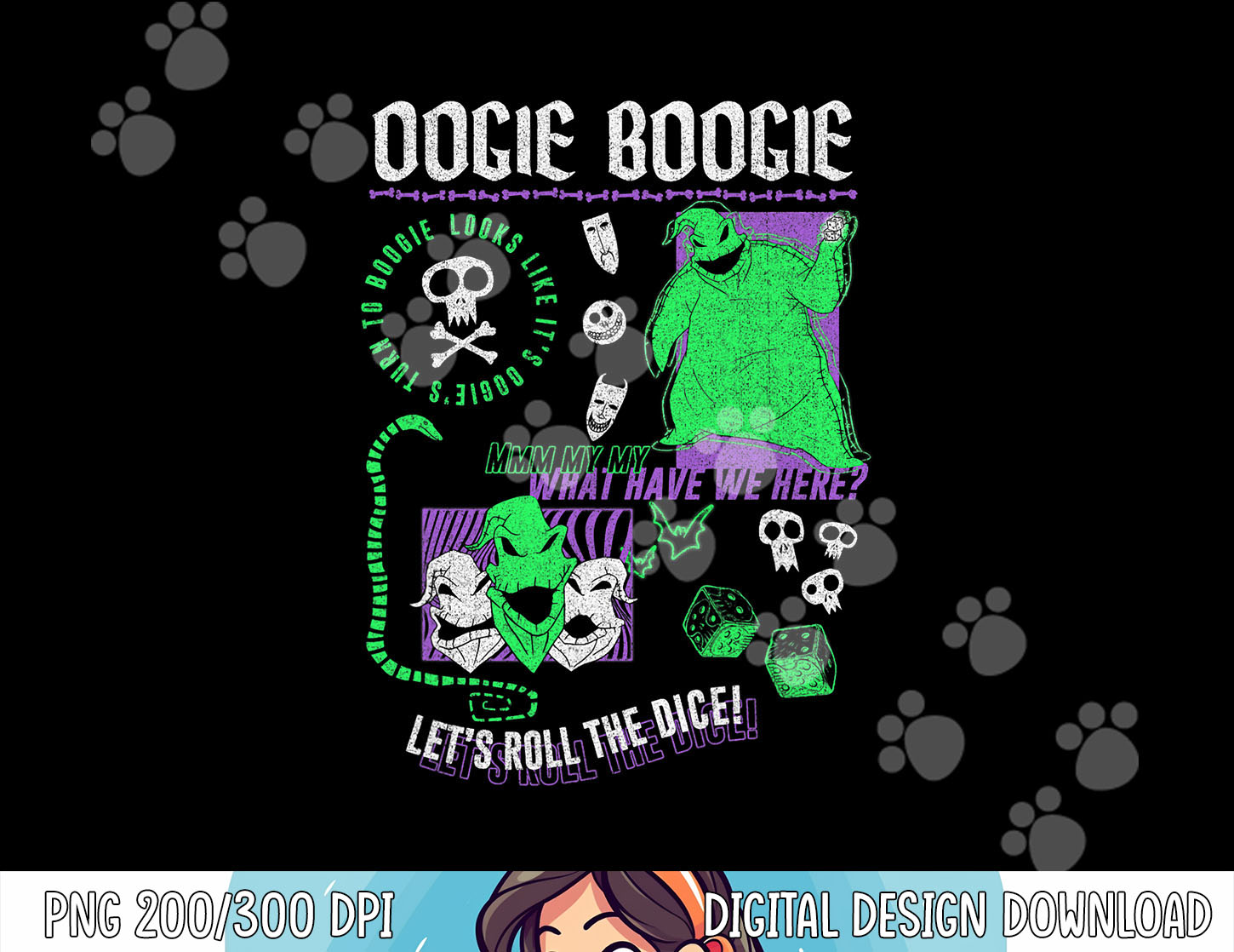 Disney The Nightmare Before Christmas Oogie Boogie Poster pn - Inspire ...