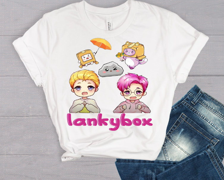 Lankybox - Foxy, Boxy, Rocky, Justin and Adam Sublimation PN - Inspire ...