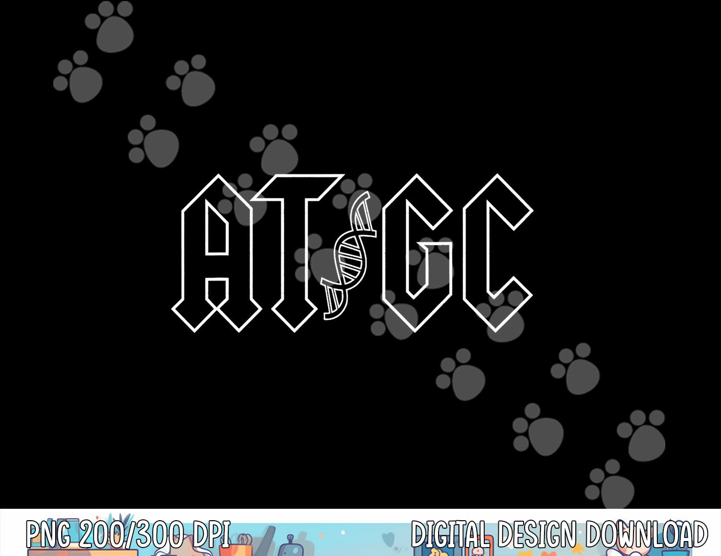 DNA ATGC Nucleotides Biology Science Teacher png, sublimati - Inspire ...