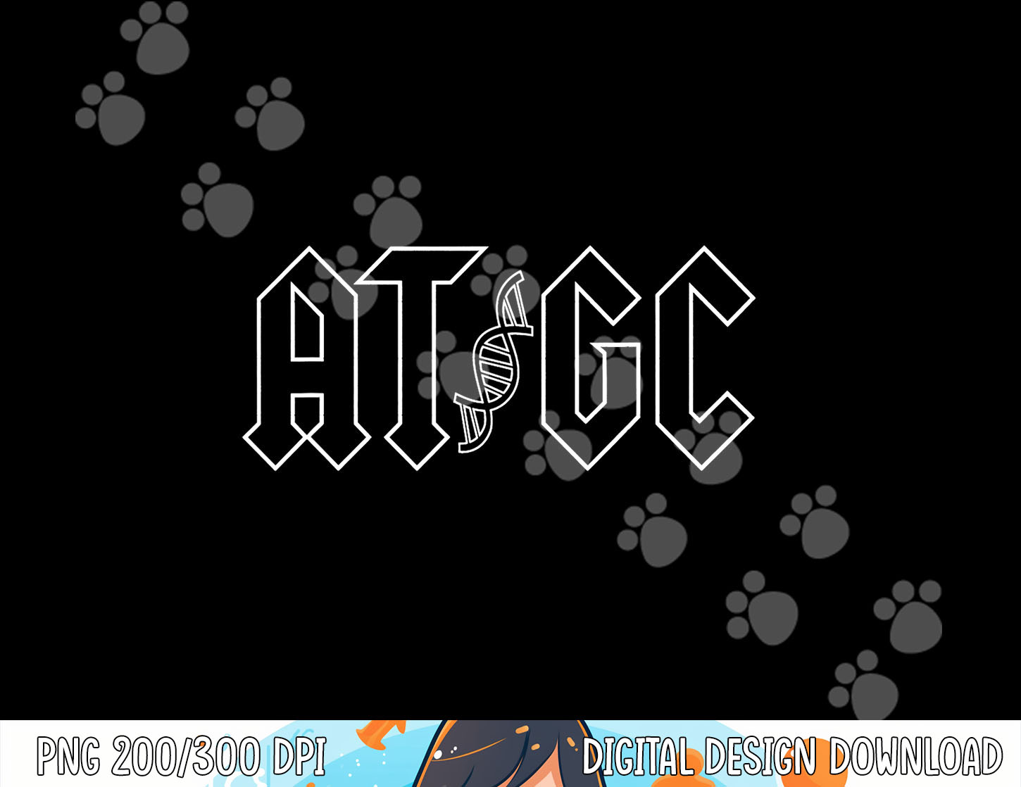 DNA ATGC Nucleotides Biology Science Teacher png, sublimati - Inspire ...