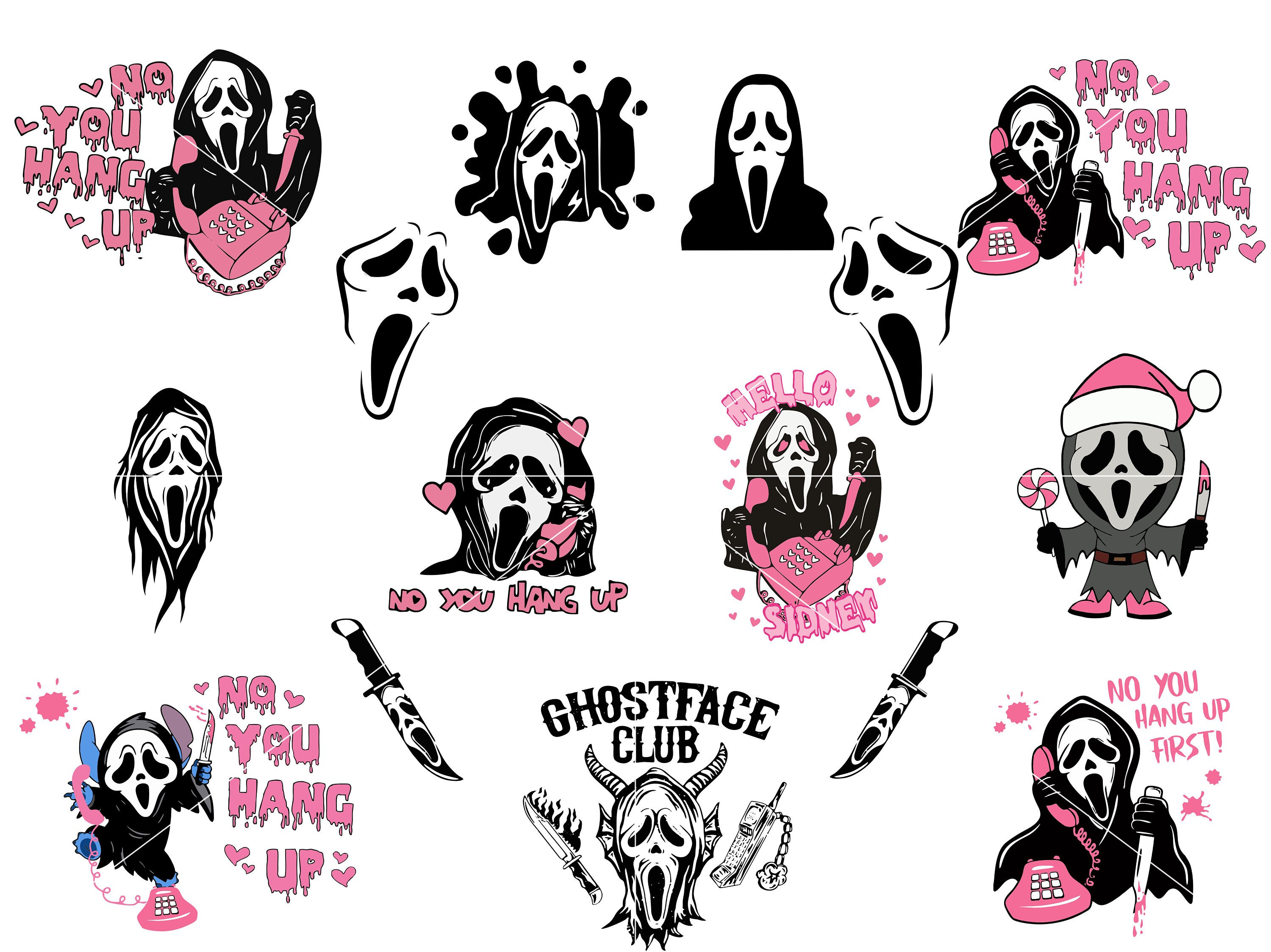 Scream svg, Ghost face svg, Scream You Hang up SVG, Scream g - Inspire ...