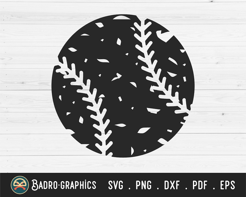 Distressed Softball/Baseball Ball SVG, Softball Stitches svg | Inspire ...