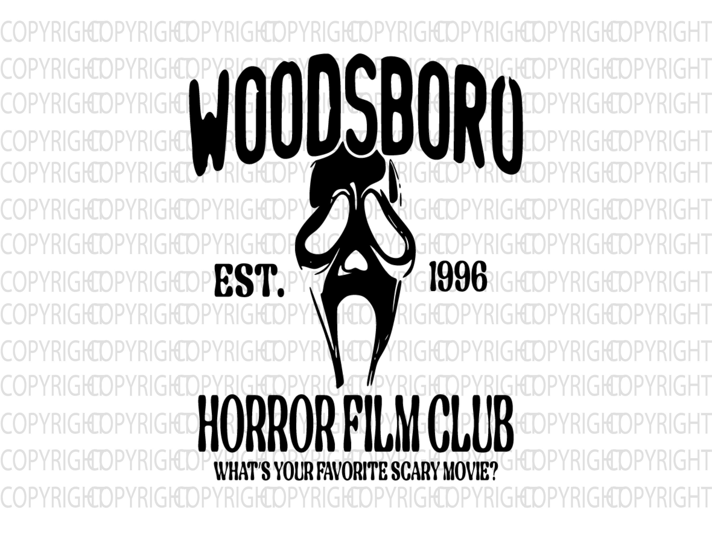 Woodsboro Horror Film Club svg, ghost face svg, scream svg, | Inspire ...