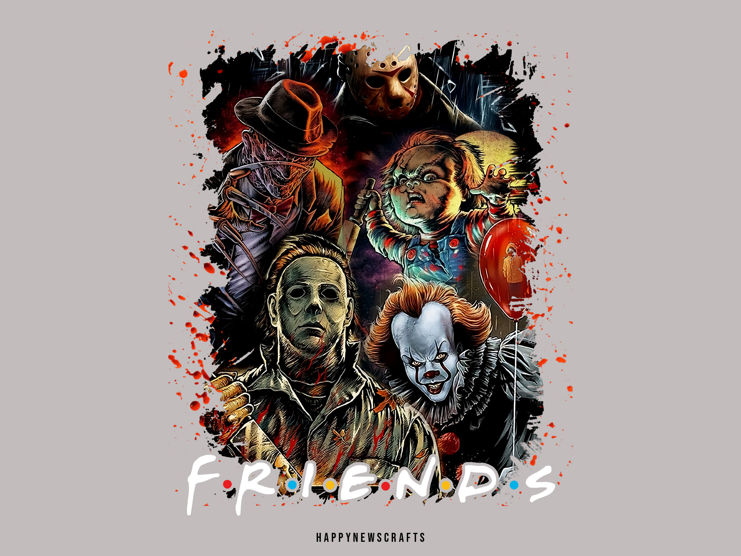 Horror Character PNG, Horror png, Horror friends png, Hallow | Inspire ...