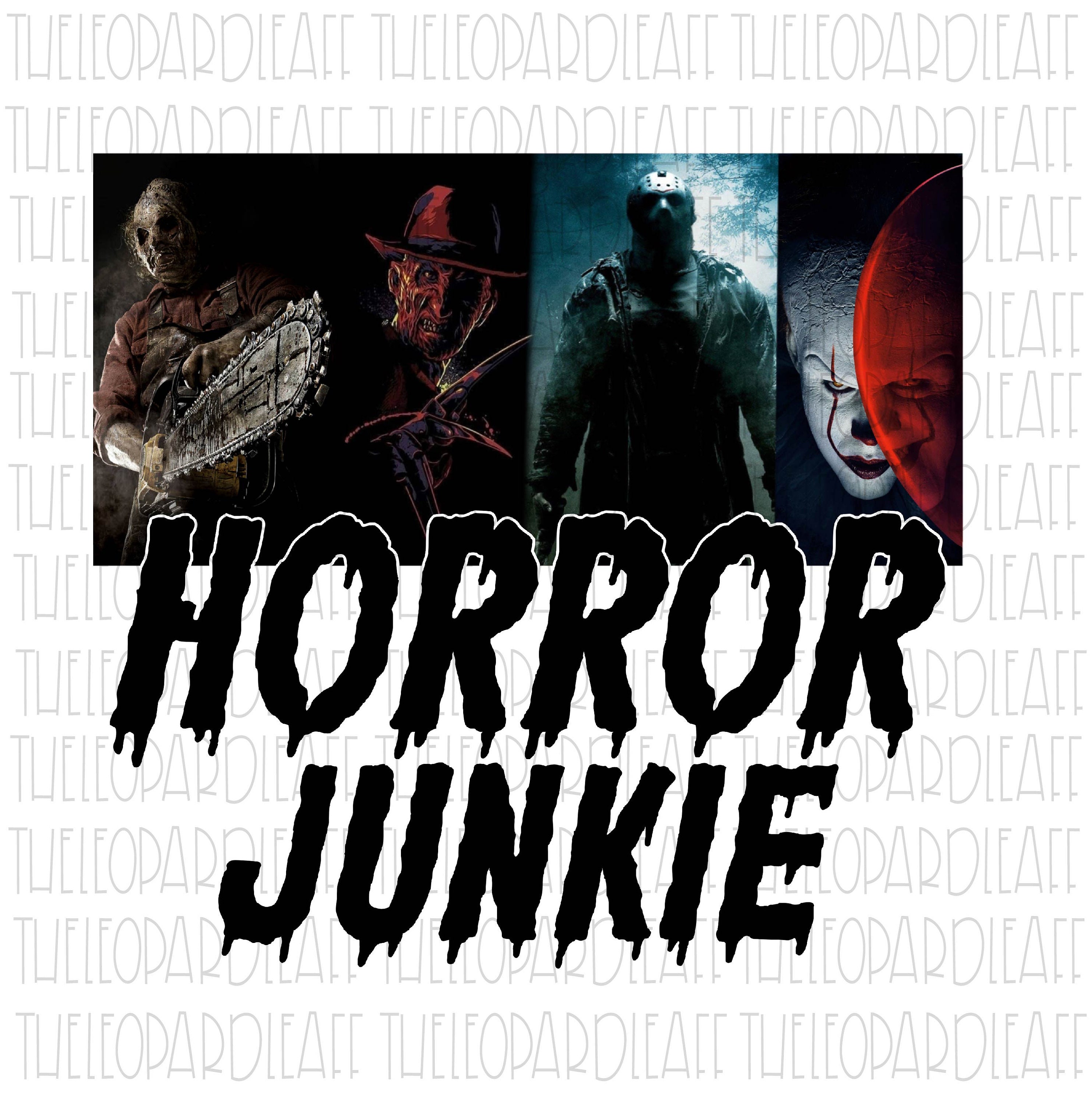 Horror Junkie, Halloween, DIGITAL DESIGN **PNG file for Subl | Inspire Uplift