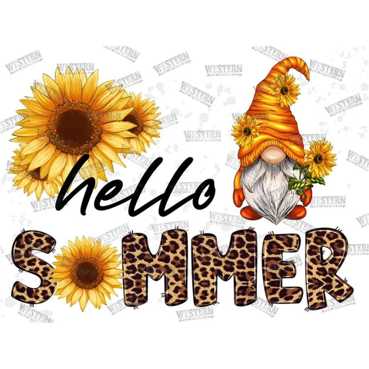 Hello Summer Gnome Png, Summer Gnomes Png Sublimation Design - Inspire ...