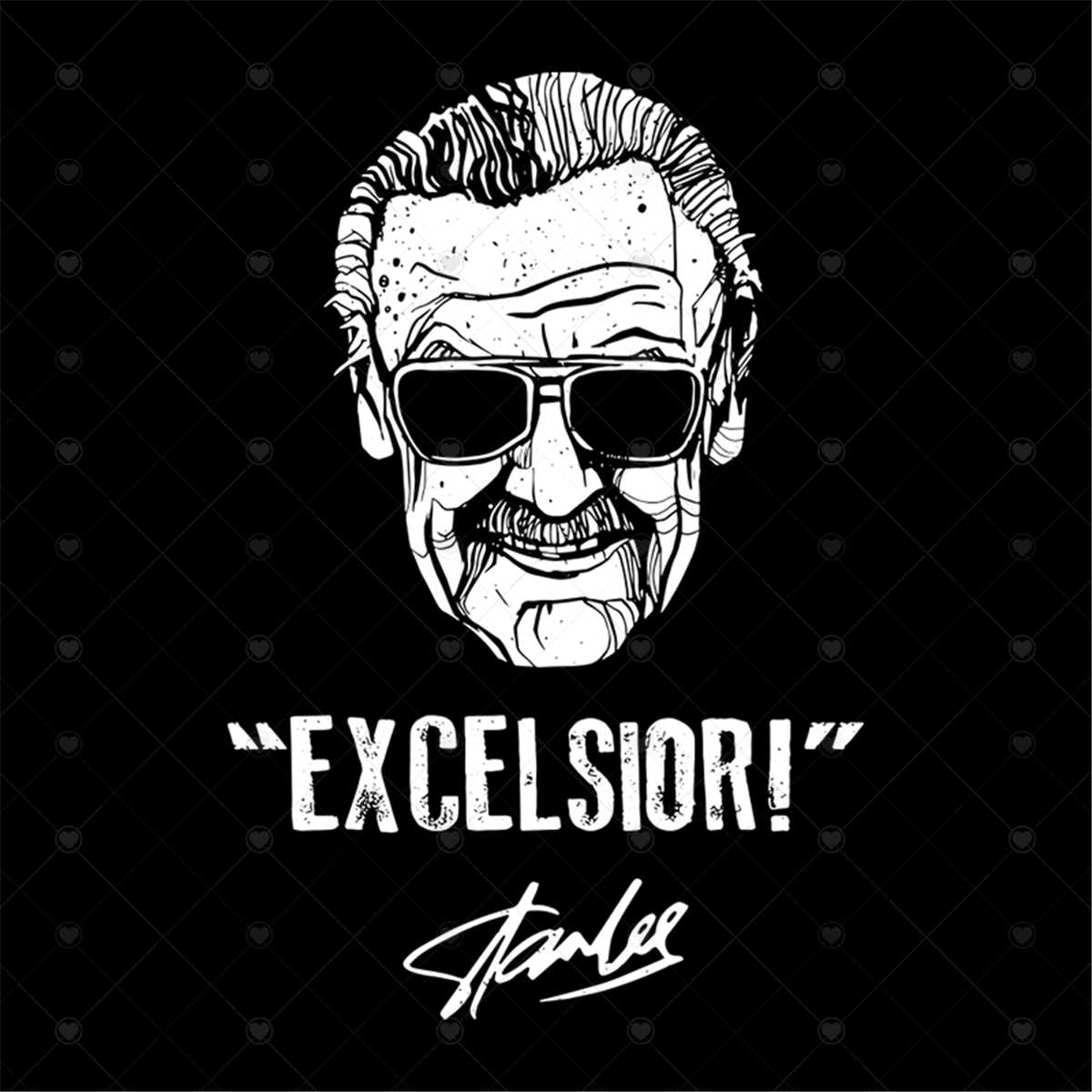 Stan Lee EXCELSIOR RIP Svg, Silhouette Cameo, Png, Dxf Eps - Inspire Uplift