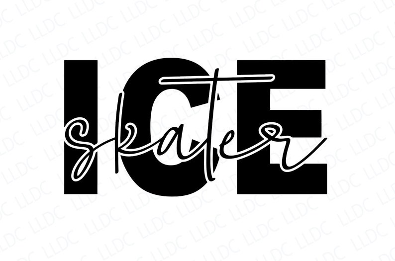 Ice Skate Svg | Inspire Uplift