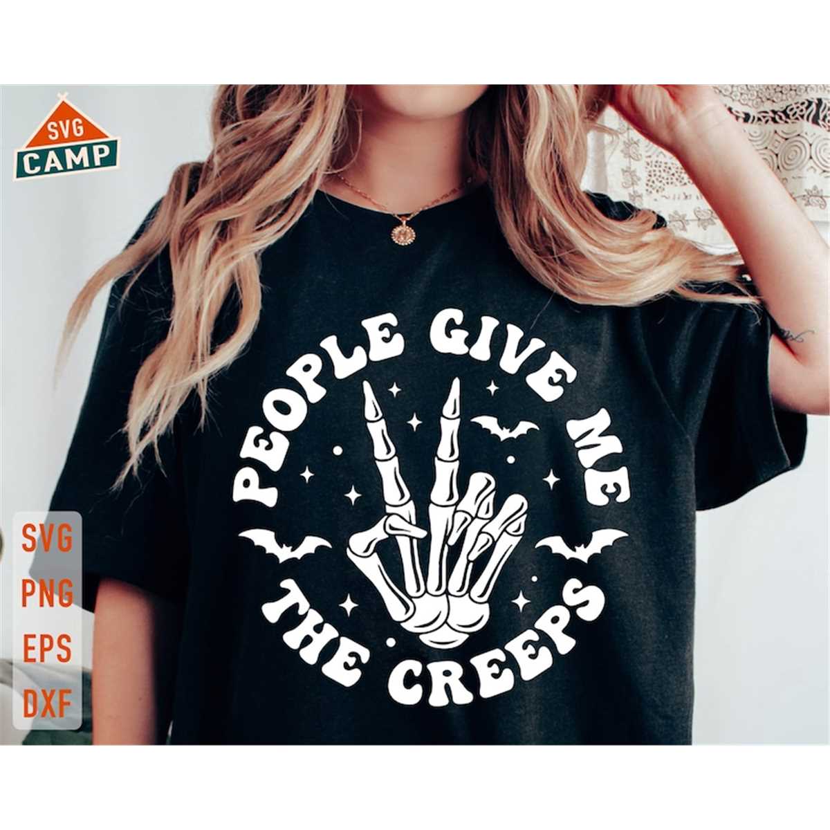 People Give Me The Creeps Svg, Halloween Svg, Spooky Season, | Inspire Uplift