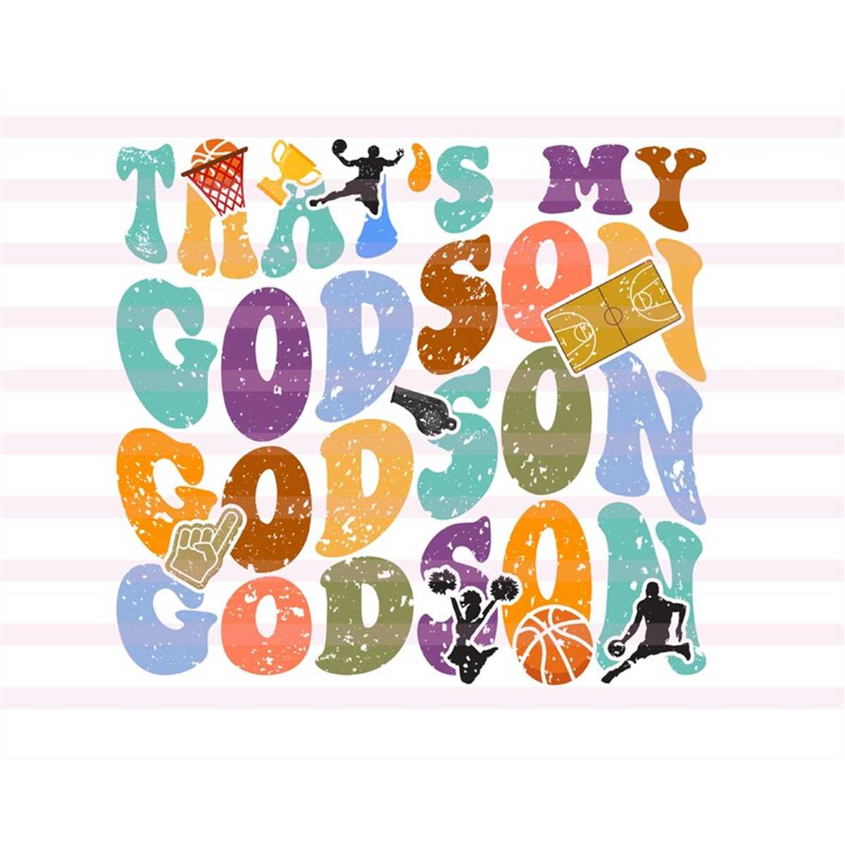 That's My Godson Svg, Favorite Basketball Player Svg, Basket | Inspire ...