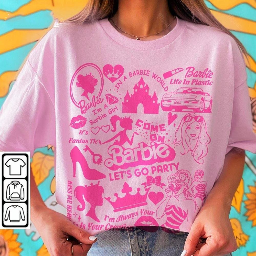 Barbie Life In Plastic Shirt,Barbie Fan Shirt,Cheetah Barbie | Inspire ...