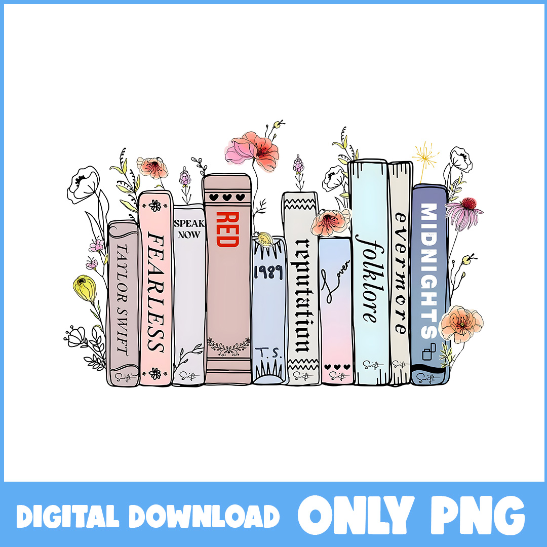 Albums As Books Png, Taylor's Version Png, Midnight Album Pn - Inspire ...