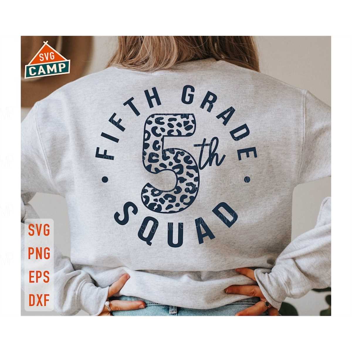 5th Grade Squad svg, First day of School svg, 5th Grade Teac | Inspire ...