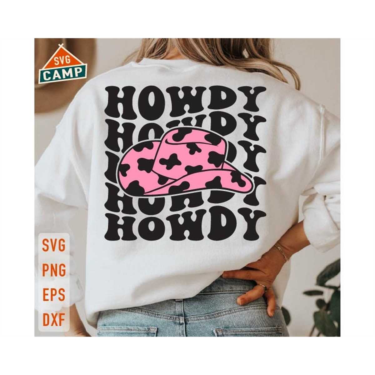 Howdy Svg, Howdy Yall Svg, Cowboy Hat Svg, Cowboy Svg, Cowgi - Inspire ...