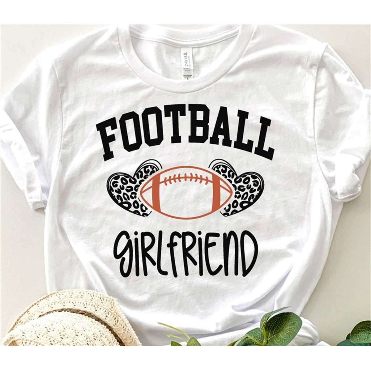 Football Girlfriend svg, Football svg, Leopard Heart Svg, Fo | Inspire ...