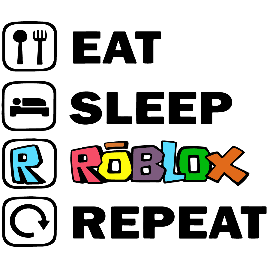 "Roblox Svg, Roblox game svg, Eat Sleep Roblox Svg Cut Files | Inspire ...