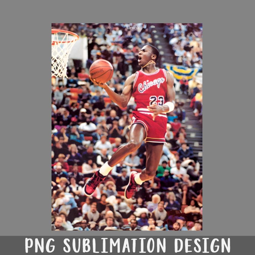 Michael Jordan iconic allstar dunk PNG Download | Inspire Uplift