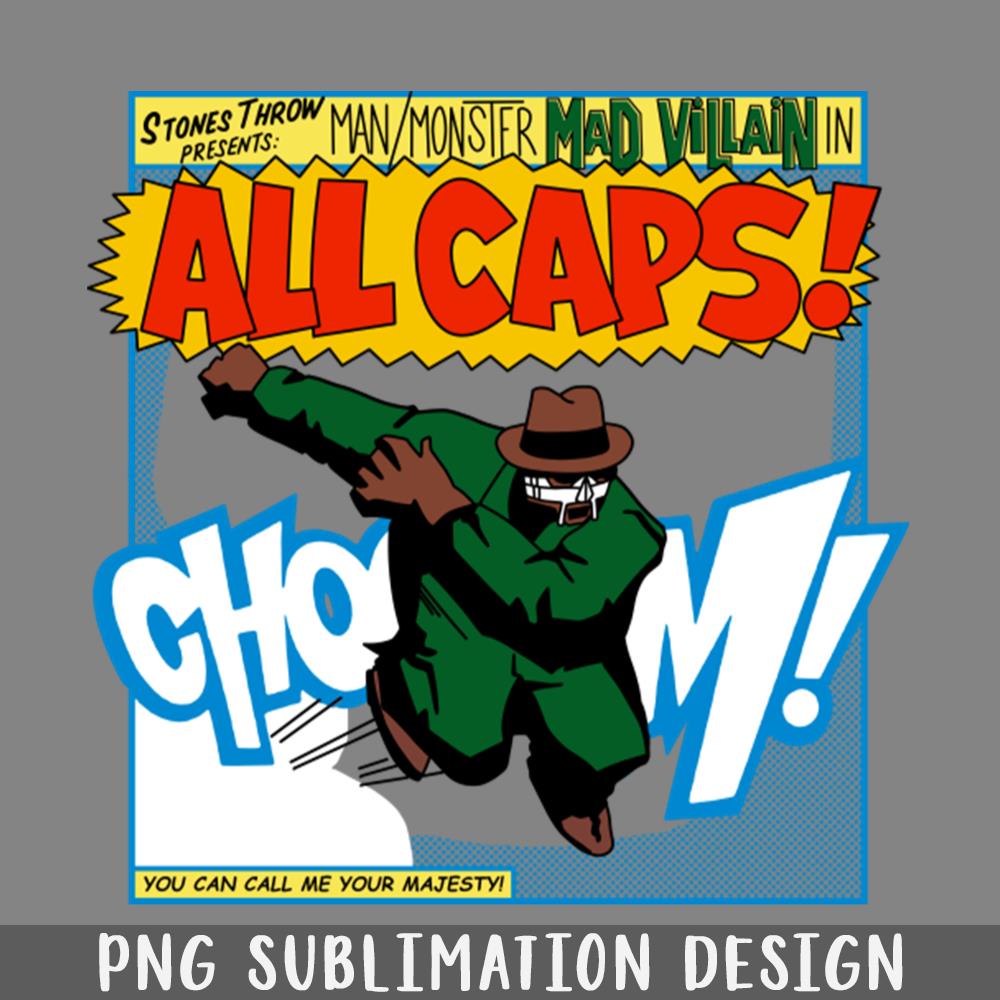 mf doom all caps PNG Download | Inspire Uplift