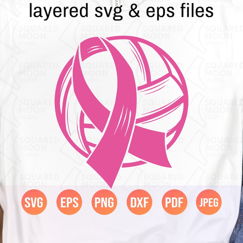 Breast cancer Volleyball Svg| Fight Cancer Svg| Tackle Cance | Inspire ...
