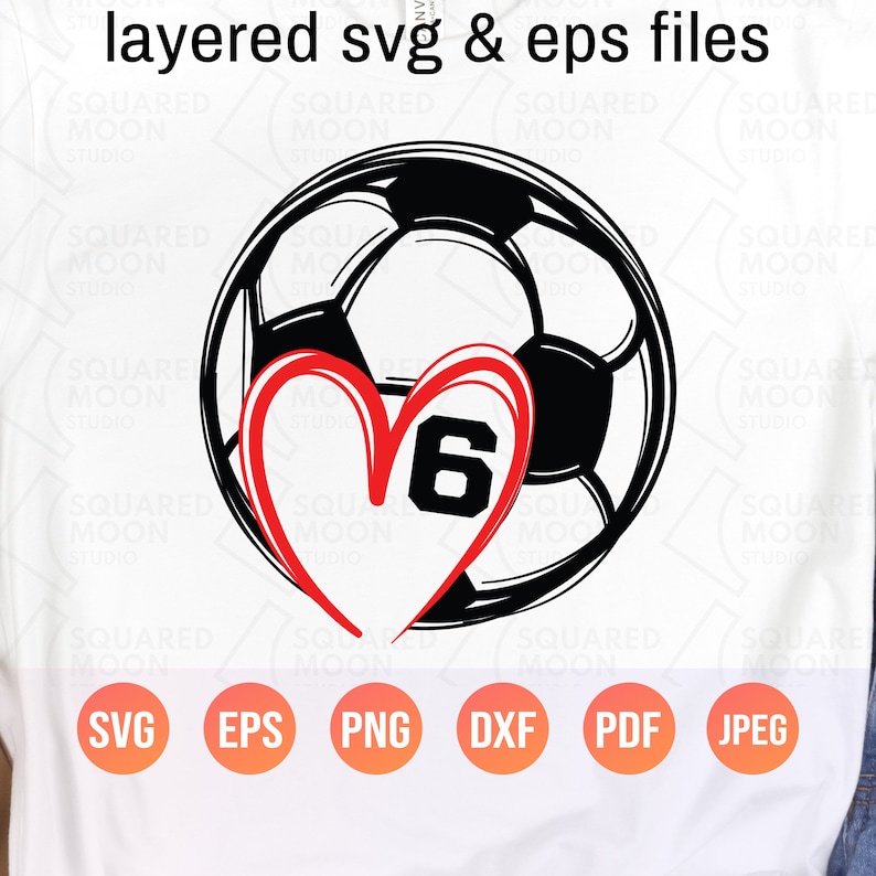 Soccer Ball Svg| Soccer Svg| Soccer Ball with a Heart| DIY P | Inspire ...