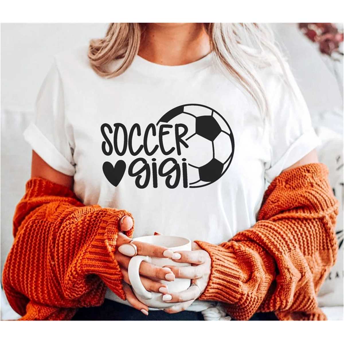 Soccer Gigi Svg Png, Soccer Heart Svg, Gigi Fan Lover, Socce - Inspire ...