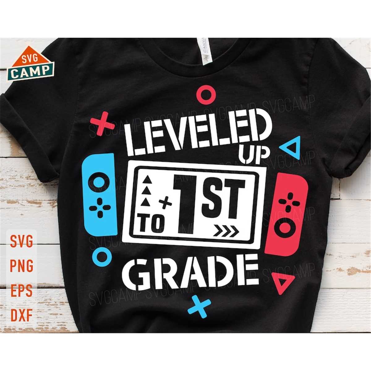 Leveled Up To 1st Grade svg, First Grade svg, 1st Grade svg, | Inspire ...