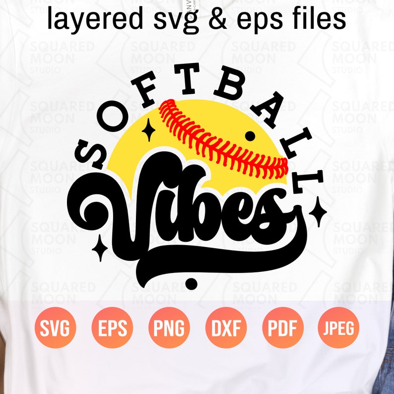 Softball Vibes Svg Png| Softball Mom Png Gift for Her| Softb - Inspire ...