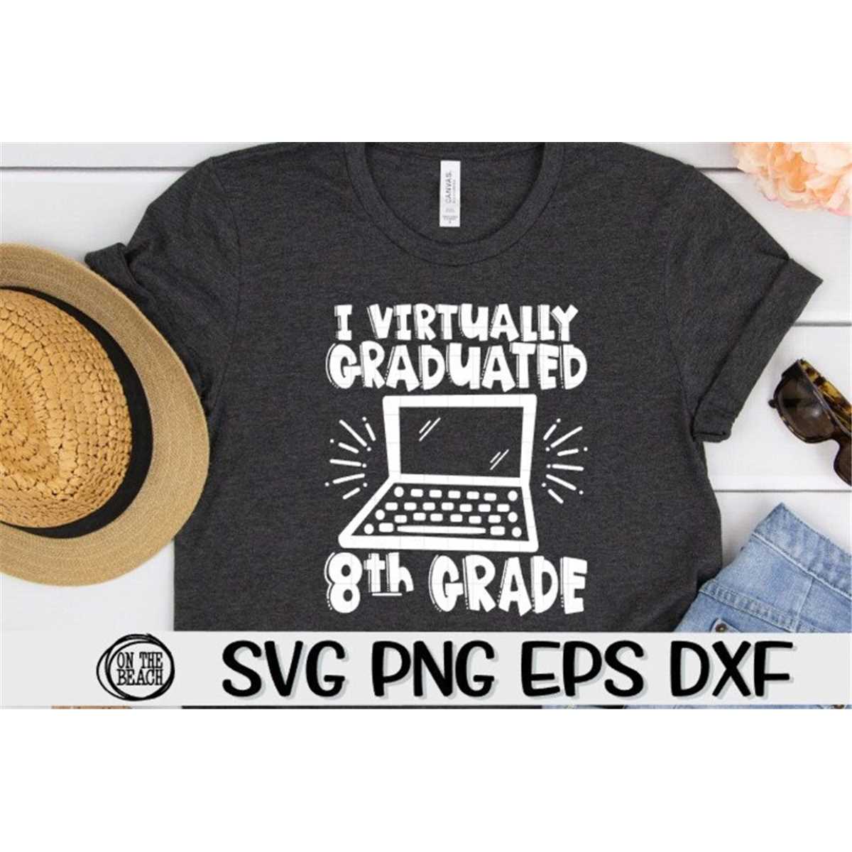 I Virtually Graduated 8th Grade, Virtually Graduated Svg, Vi | Inspire ...