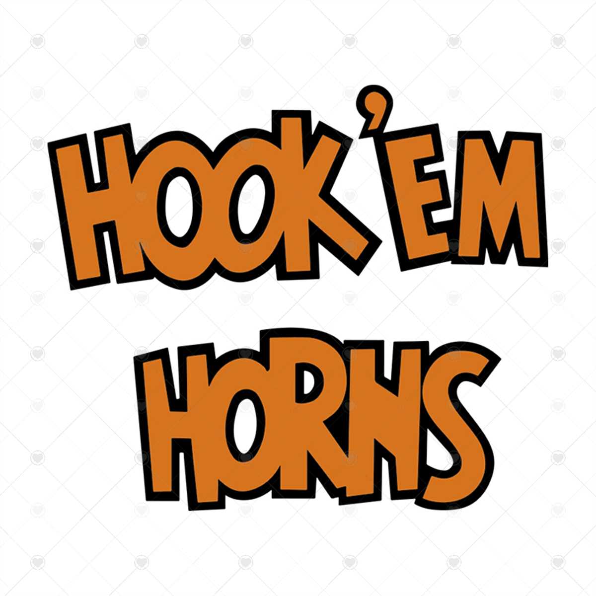 Hook'em horns svg | Inspire Uplift