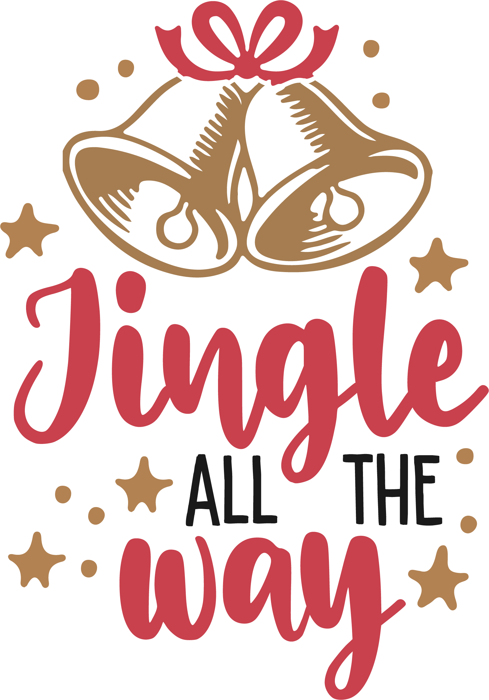 jingle all the way Svg, Merry Christmas Svg, Christmas svg, | Inspire Uplift