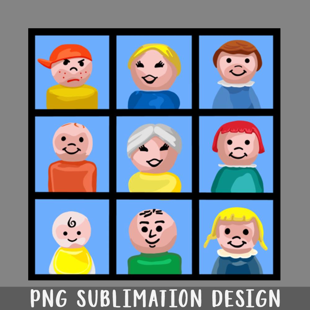 Little Round People Family PNG Download - Inspire Uplift