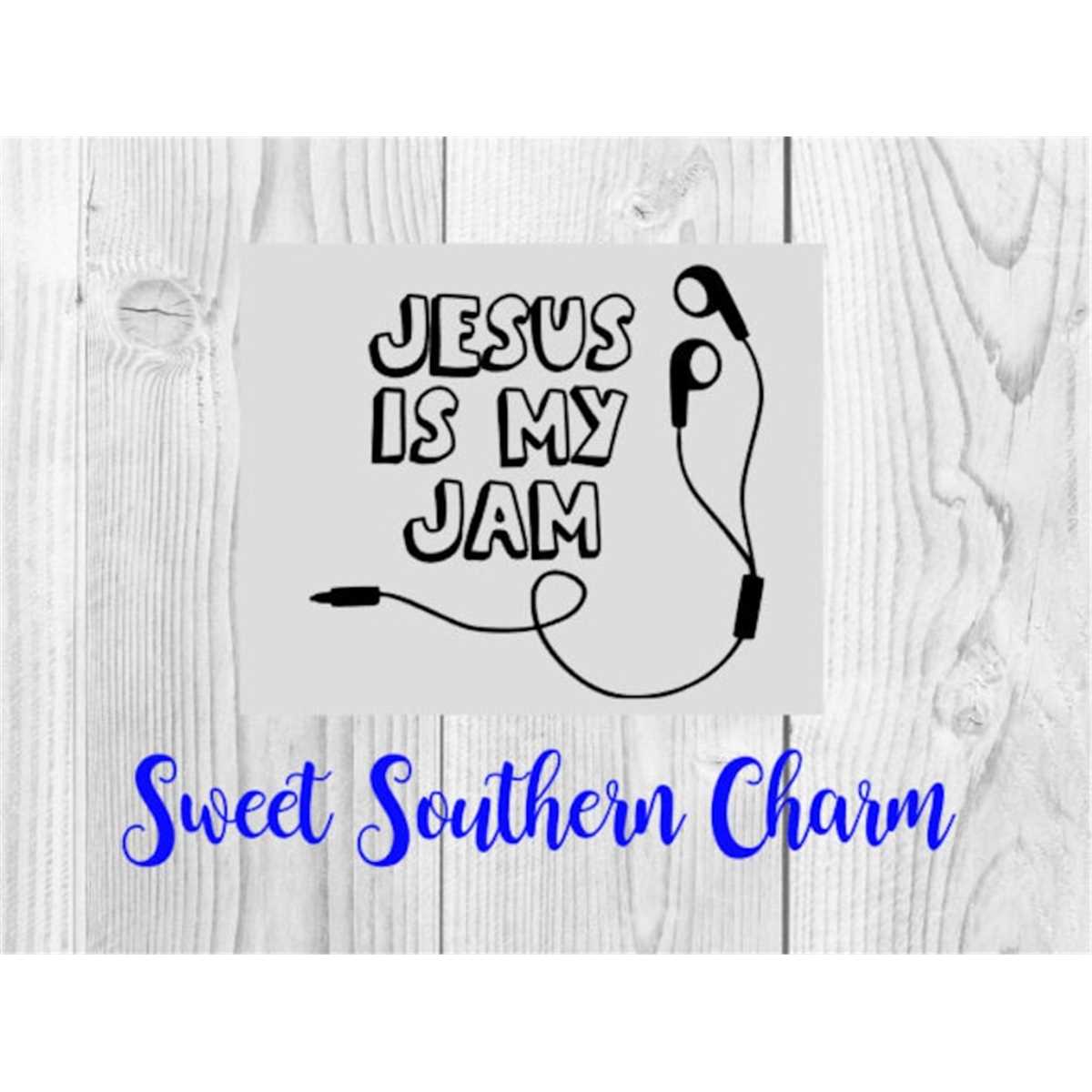 Jesus is my jam - svg file - svg files - Jesus svg - jam svg - Inspire ...