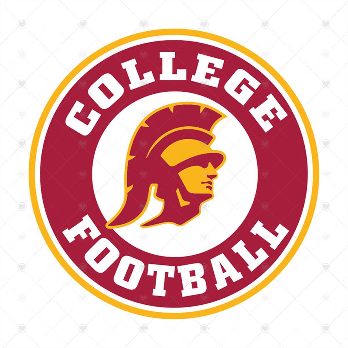 Usc Trojans Logo Svg USC TROJANS TROJAN HEAD LOGO Official NCAA