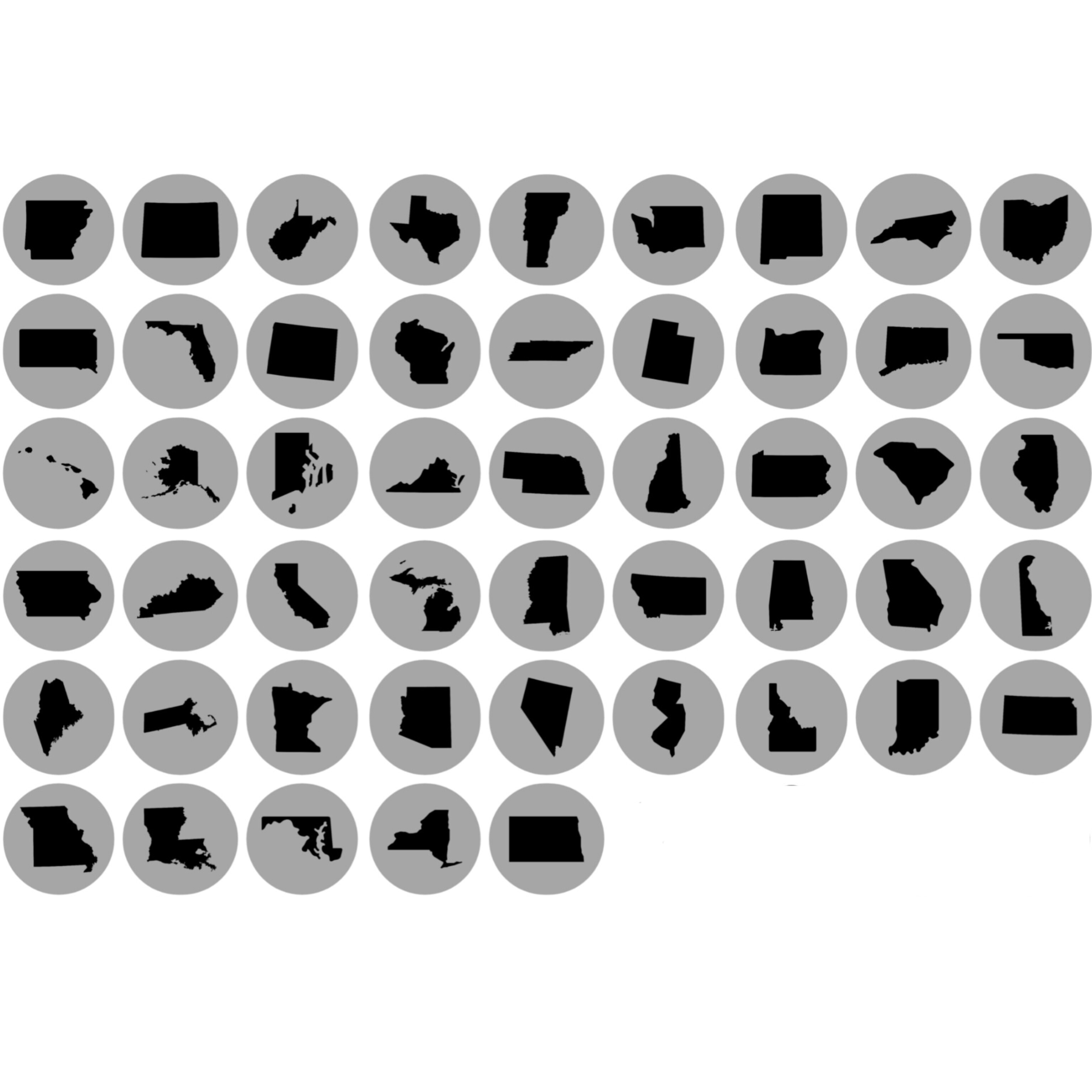 50 States Instagram Highlight Icons. Travel Instagram Highli | Inspire ...