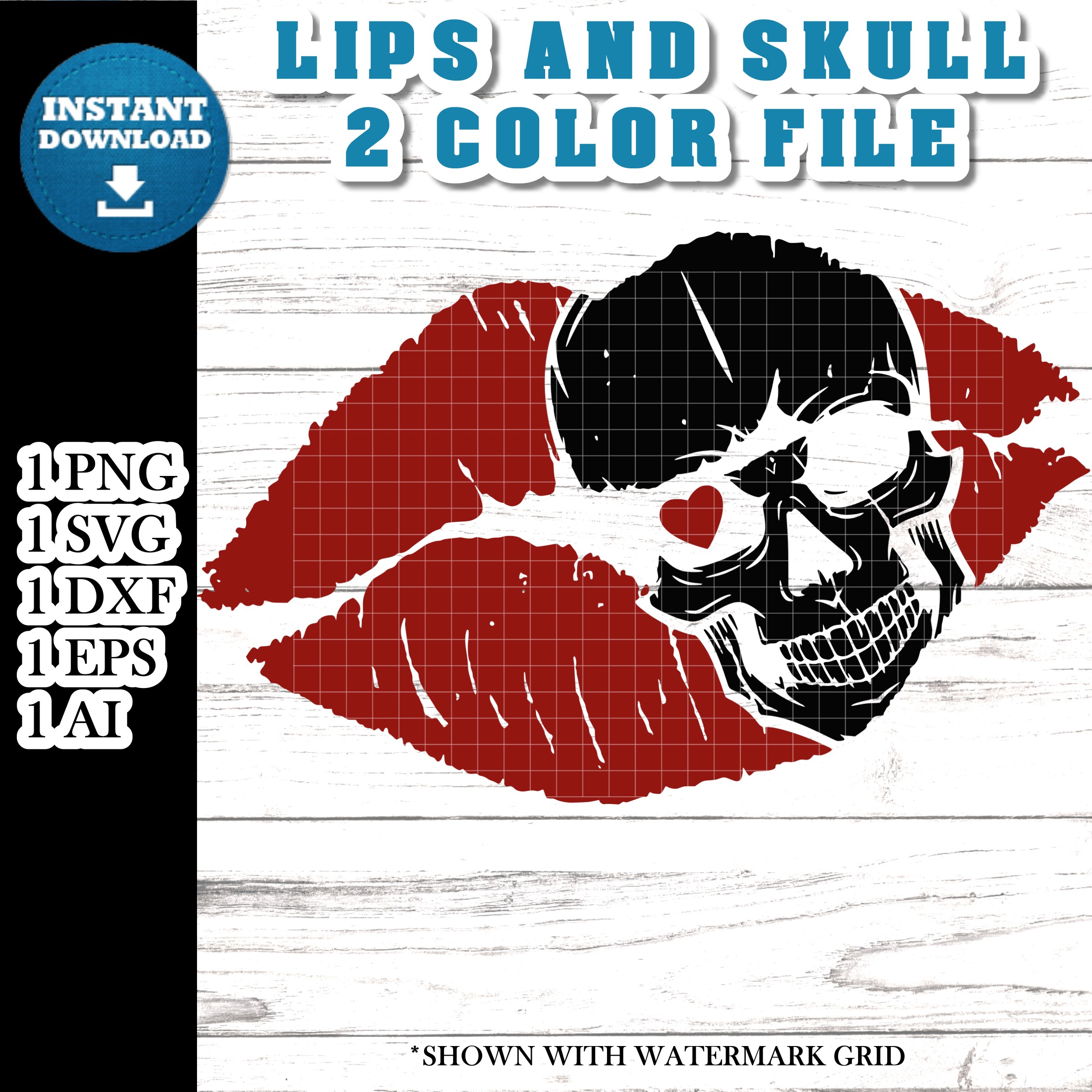 LIPS AND SKULL SVG - Lips and Skull cutting file - Lips and | Inspire ...