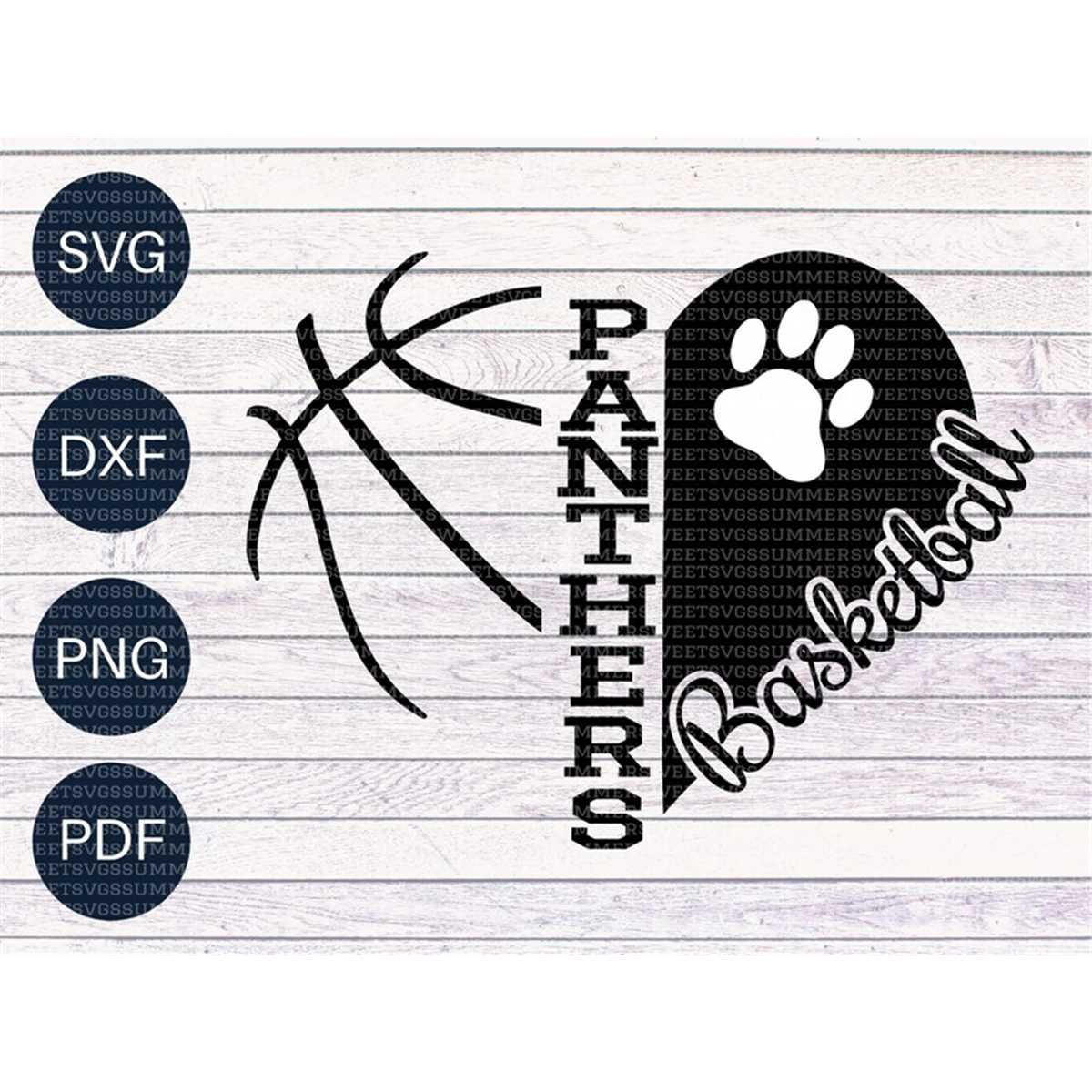 Panther svg, team spirit svg, paw print svg, school pride sv | Inspire ...
