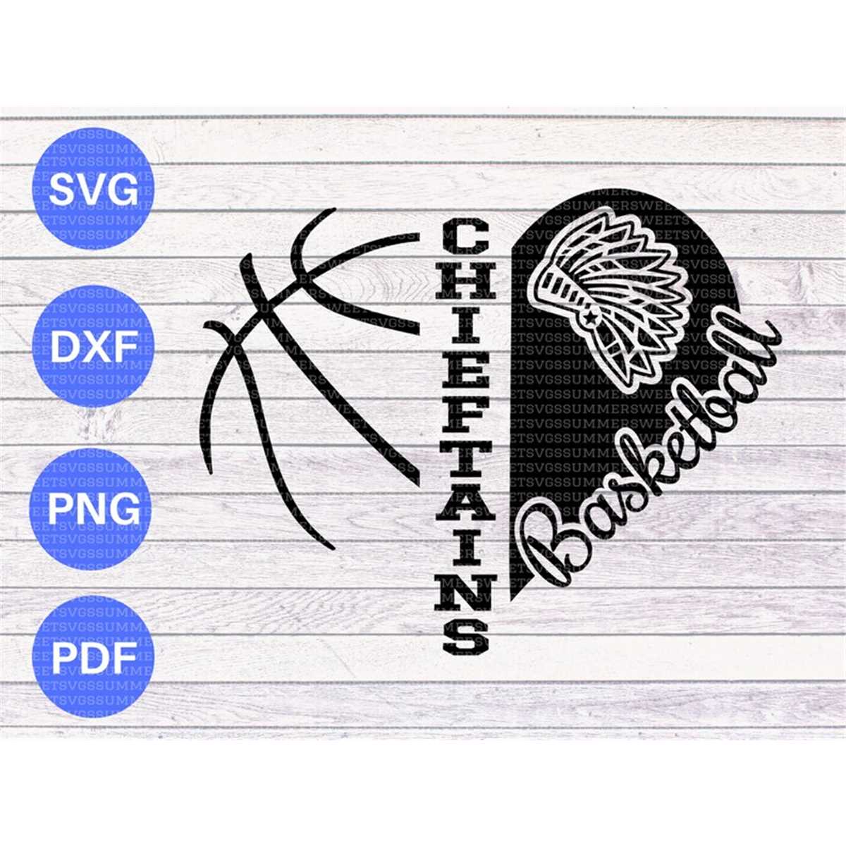 cheer SVG dxf png team spirit chieftains svg Cricut Cut File - Inspire ...